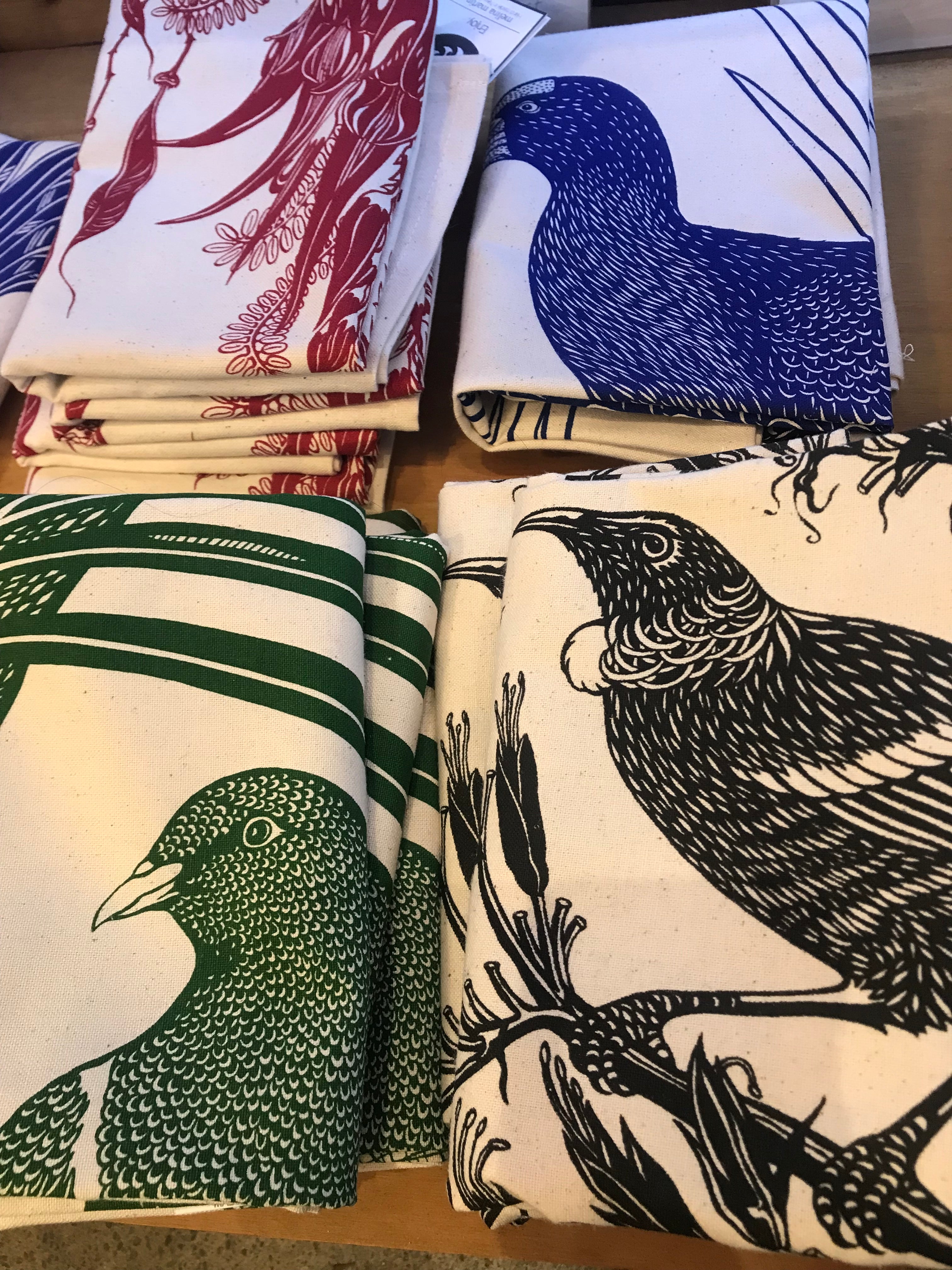 Hand printed Tea towels – Melina Martin Designs